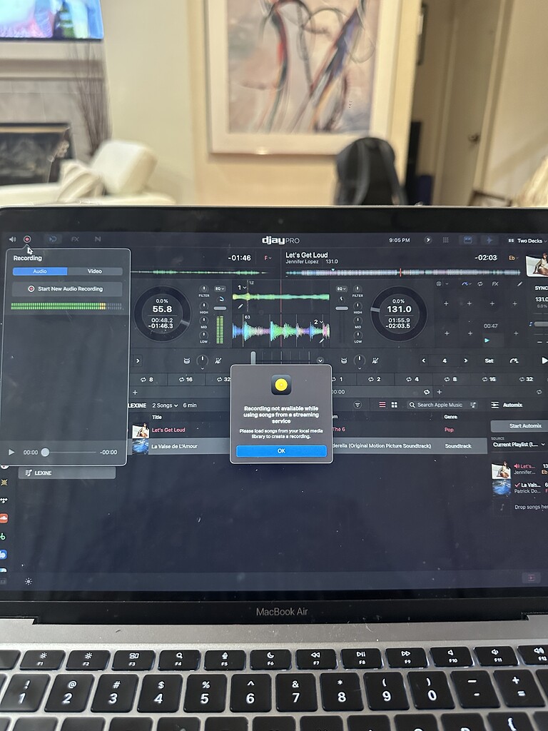 Problem with Recording - Questions - Algoriddim Community Forums