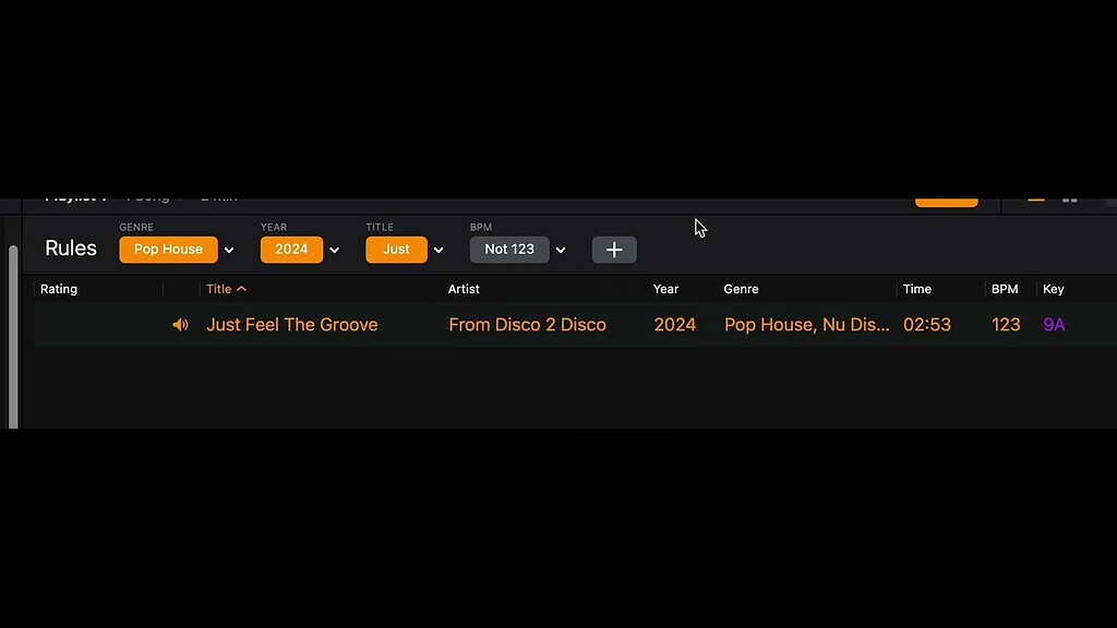 Smart Playlist Unreliable For Some Fields Bug Reports Algoriddim Community Forums