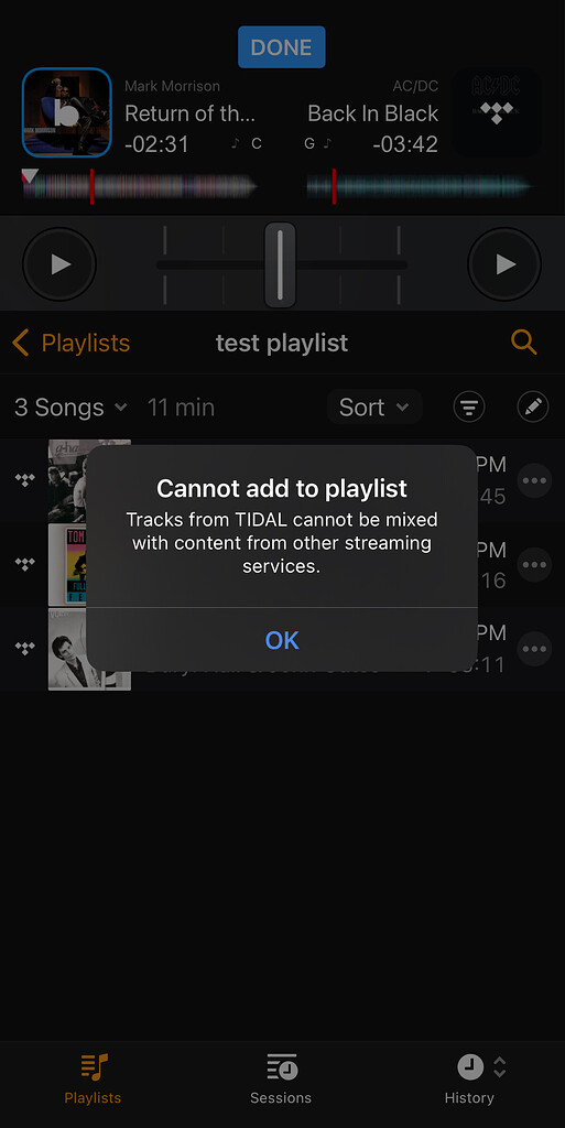 Tidal restrictions clarification with 5.15 Update - Questions - Algoriddim Community Forums
