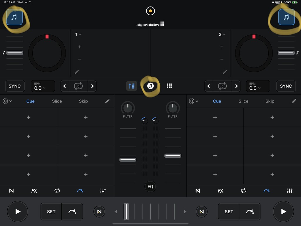 Search for tracks on iOS via one screen touch or MIDI - Suggestions - Algoriddim Community Forums