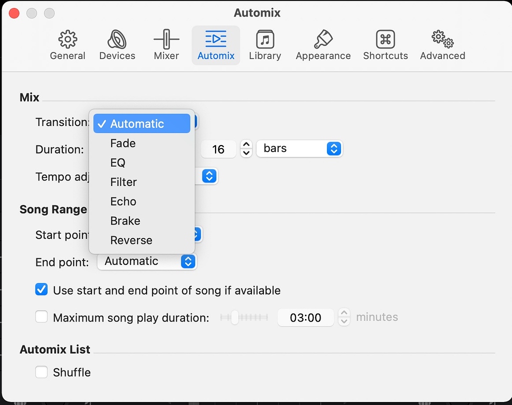 Add Neural Mix To Automix Transition Type On Mac Suggestions Algoriddim Community Forums