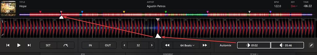 Automix Start And End Point Move The Label Display Down Suggestions Algoriddim Community Forums