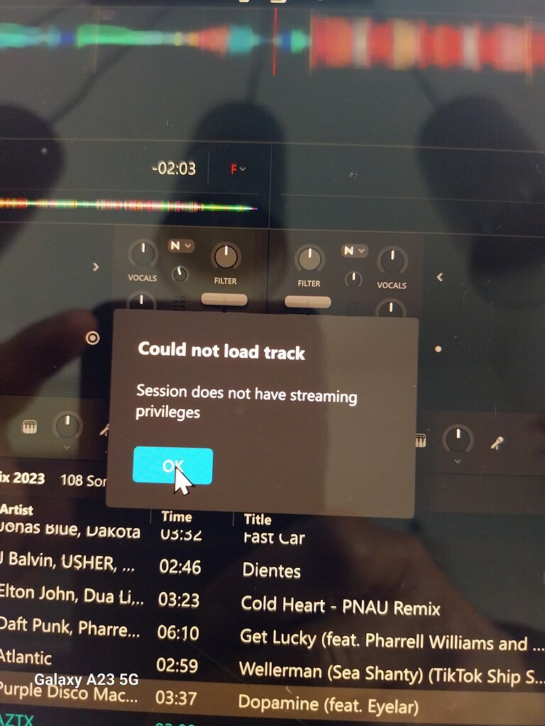 Tidal Session Does Not Have Streaming Privileges Windows Questions Algoriddim Community
