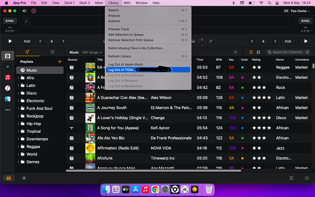 Cant Purge Tidal From Macos Bug Reports Algoriddim Community Forums
