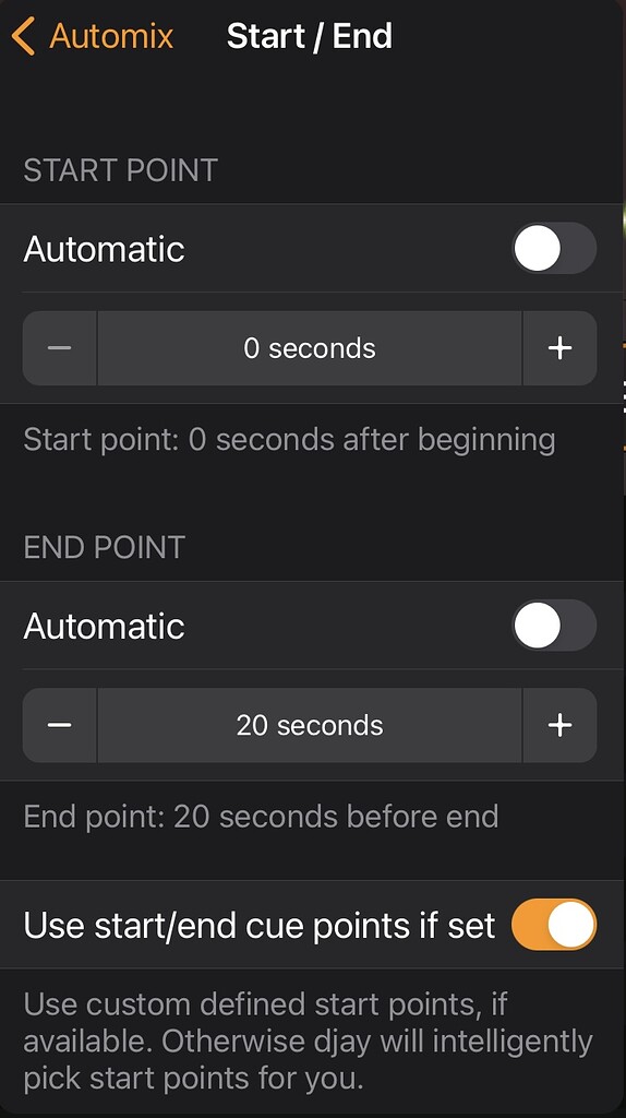 Automix In Djay Pro Ai Not Starting From Cue Points Questions Algoriddim Community Forums