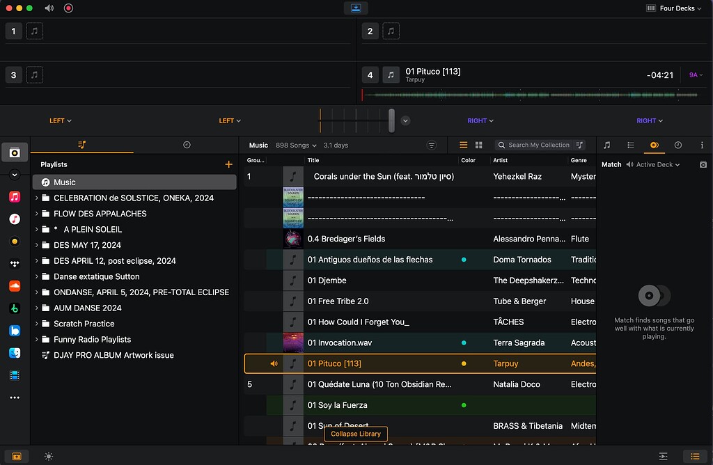 Improve 4 Deck look and Give Suggestions for All Decks? - Suggestions - Algoriddim Community Forums