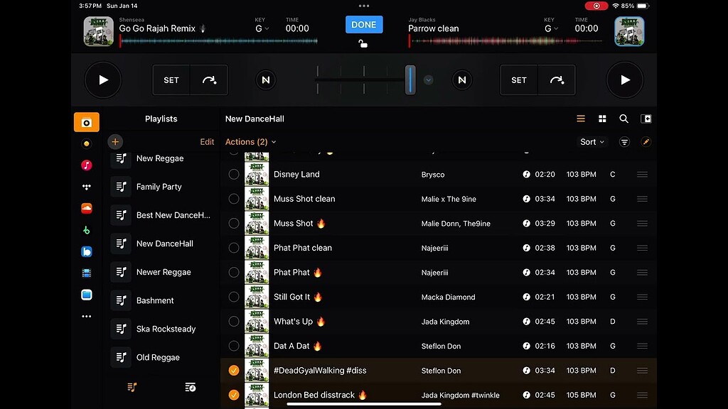 Moving Multiple Tracks Within Playlist Questions Algoriddim Community Forums