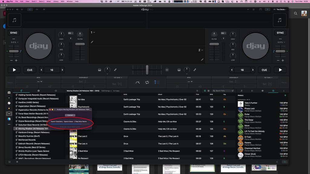 Apple Music & TIDAL - Changed from Multiple Track Analysis to Single - Questions - Algoriddim ...