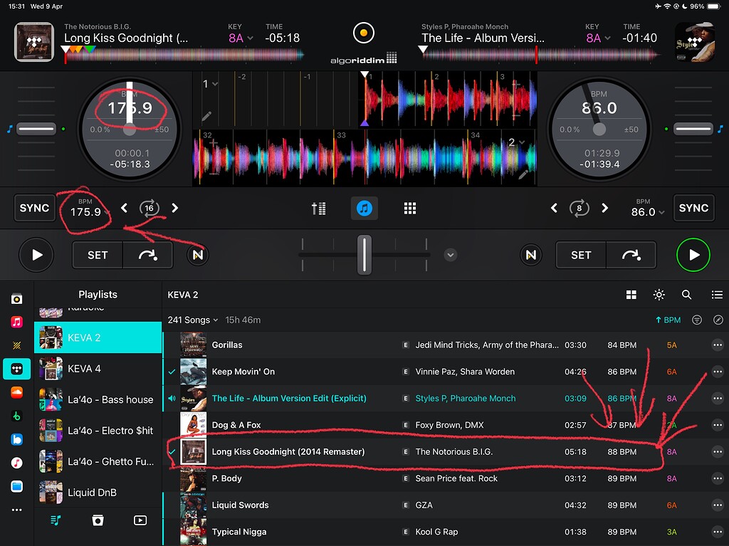 Issue with BPM analysis: Double/Half - Questions - Algoriddim Community Forums