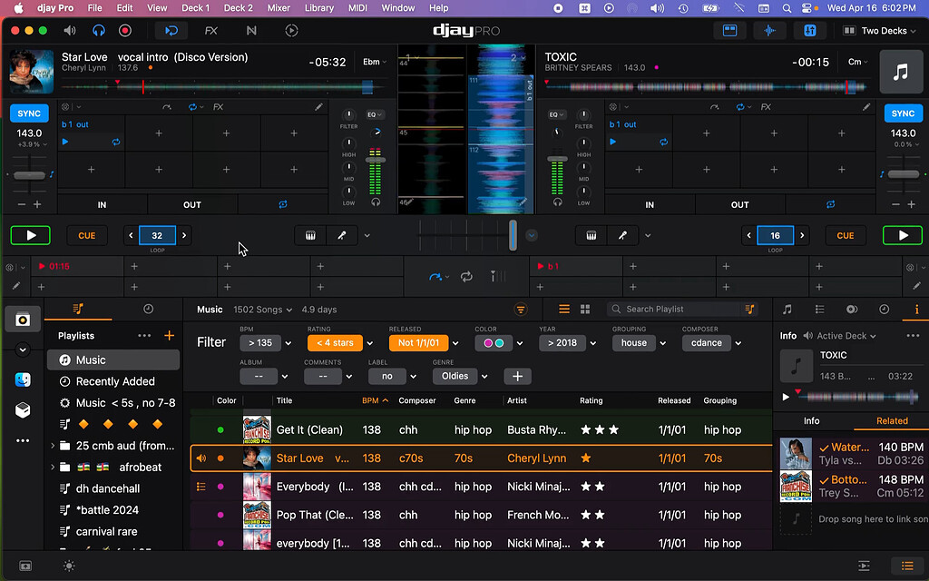 Tempo Blend jumps to halftime and out of sync - Bug Reports - Algoriddim Community Forums