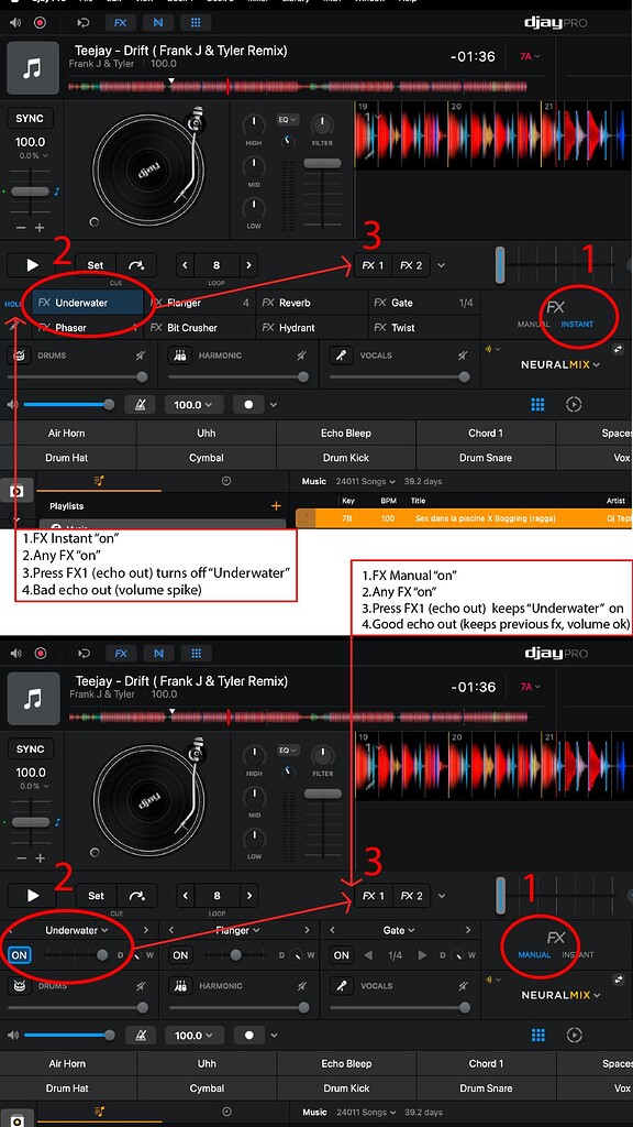 Allow the new FX1 FX2 to remain active with Instant FX - Suggestions ...