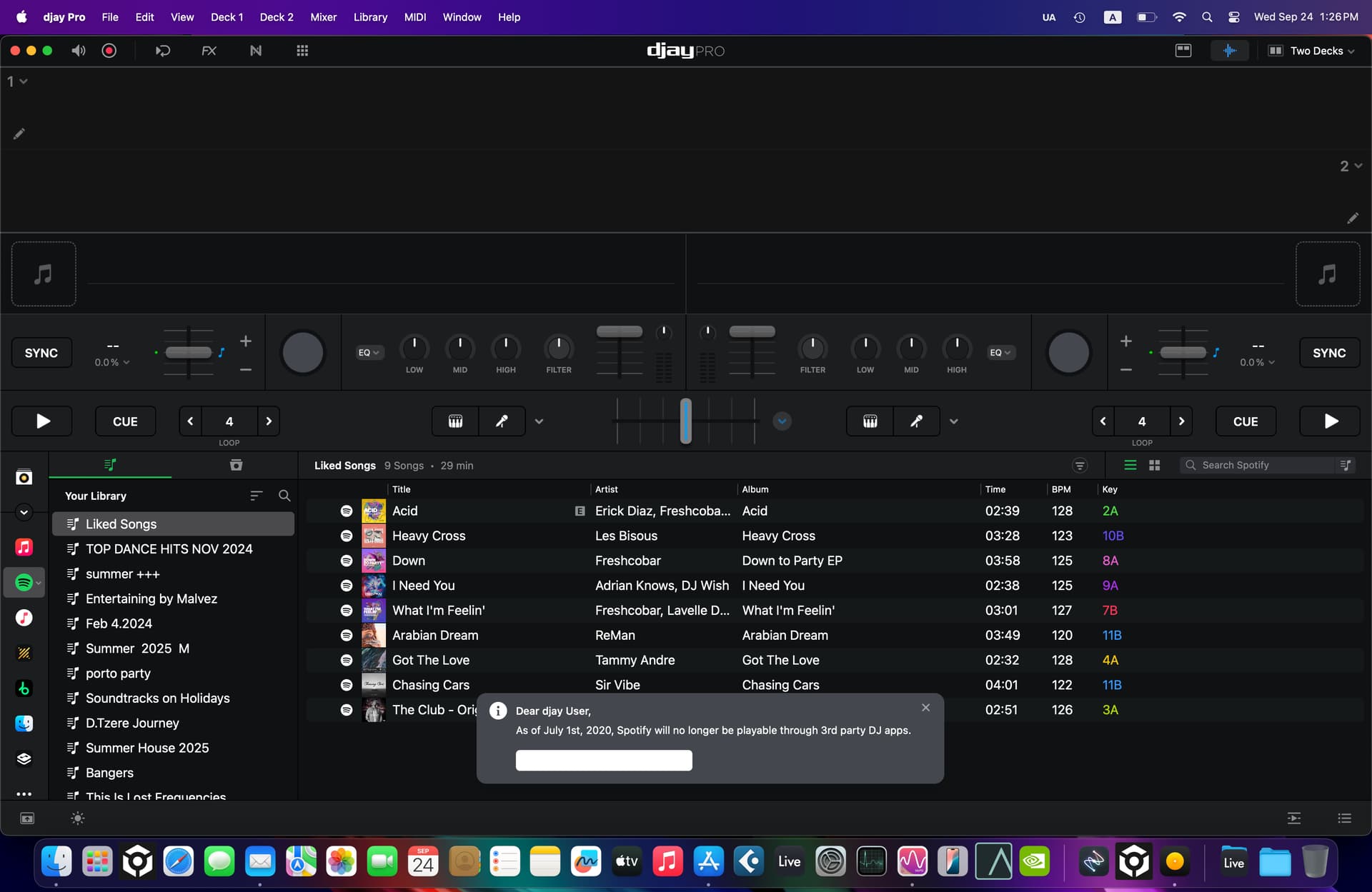 Spotify is BACK - Questions - Algoriddim Community Forums